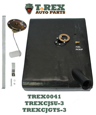 1955-1972 Jeep CJ5 /CJ6 "Under the Drivers" seat gas tank, straps ...