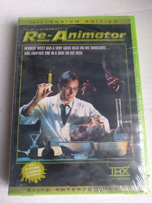Re-Animator (DVD, 2002, 2-Disc Set, Millennium Edition) New Sealed ...