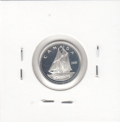 2001 Canada Proof Ten Cents Dime Sterling Silver Coin C4 | eBay