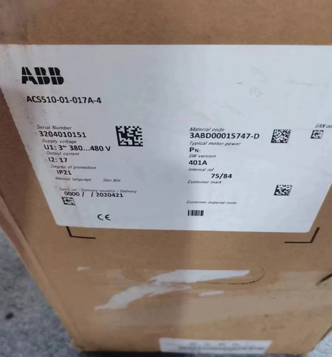 ACS510-01-017A-4 brand new ABB frequency converter with box, free ...