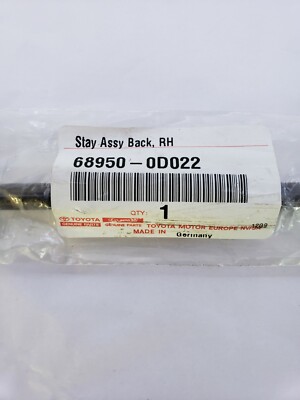TOYOTA GENUINE 68950-0D022 STAY ASSY, BACK DOOR, RH OEM | eBay