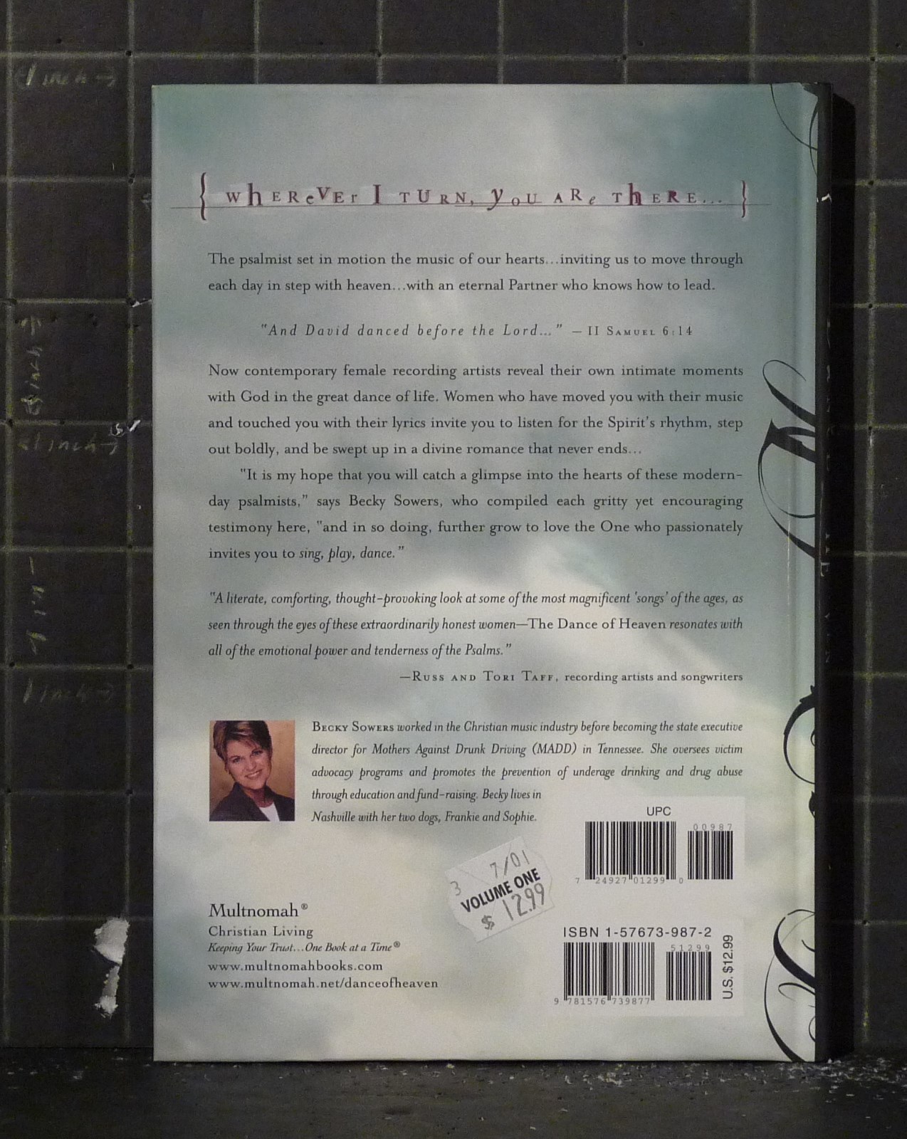 Dance of Heaven : Swept Away into the Arms of God by Becky Sowers (2001 ...