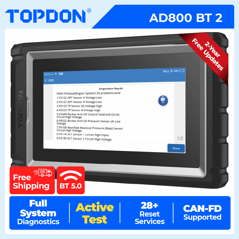 TOPDON Car Diagnostic Tool ArtiDiag900 Lite For All System, Wireless ...