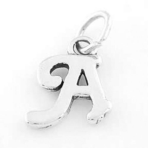 Sterling Silver Fancy Initial Letter A Charm or Pendant | eBay