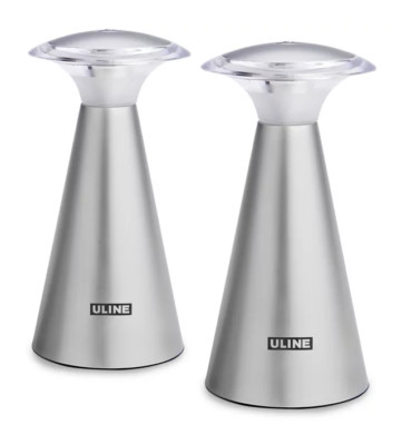 ULINE Touch-Top LED Lamp Set - Silver | eBay