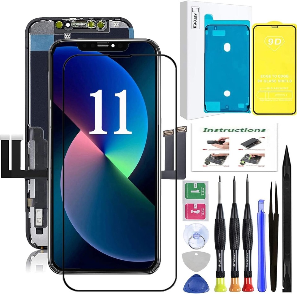 Pantalla De Reemplazo Para Iphone 11 LCD Display Calidad De Imagen Con ...