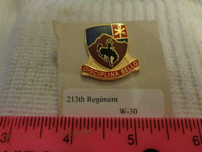 213th Regiment W-30 Unit Crest, DI, DUI (DRAW#V3) | eBay