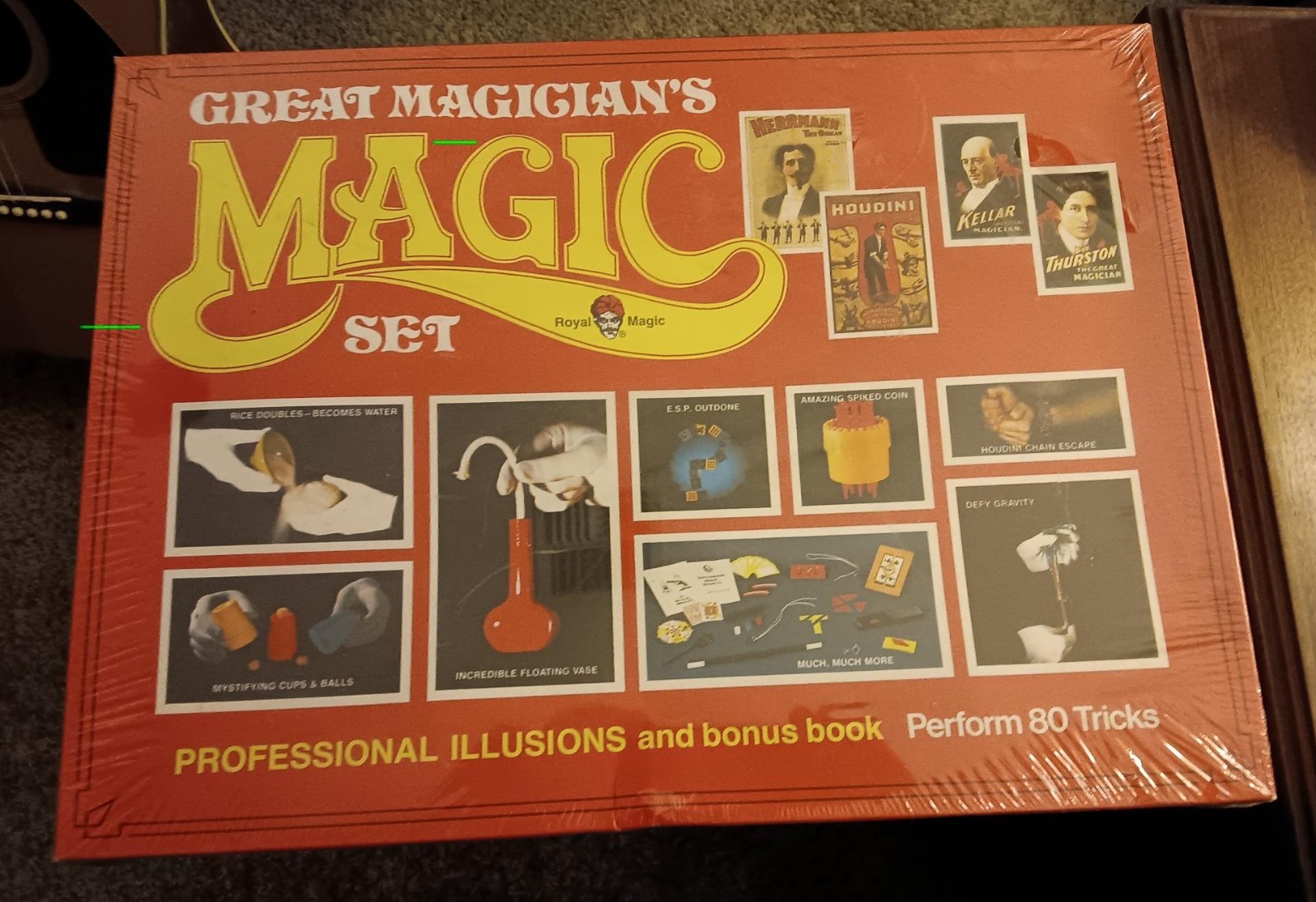 NEW/SEALED Great Magicians Magic Set Royal Magic FM510 Perform 80 ...