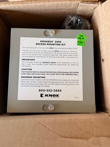 Knox Box 3200 Recess Mounting Kit | eBay