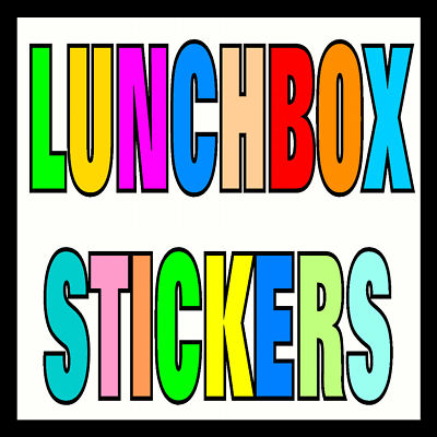 PERSONALISED LUNCHBOX NAME STICKERS - SCHOOL PACK LUNCH | eBay UK