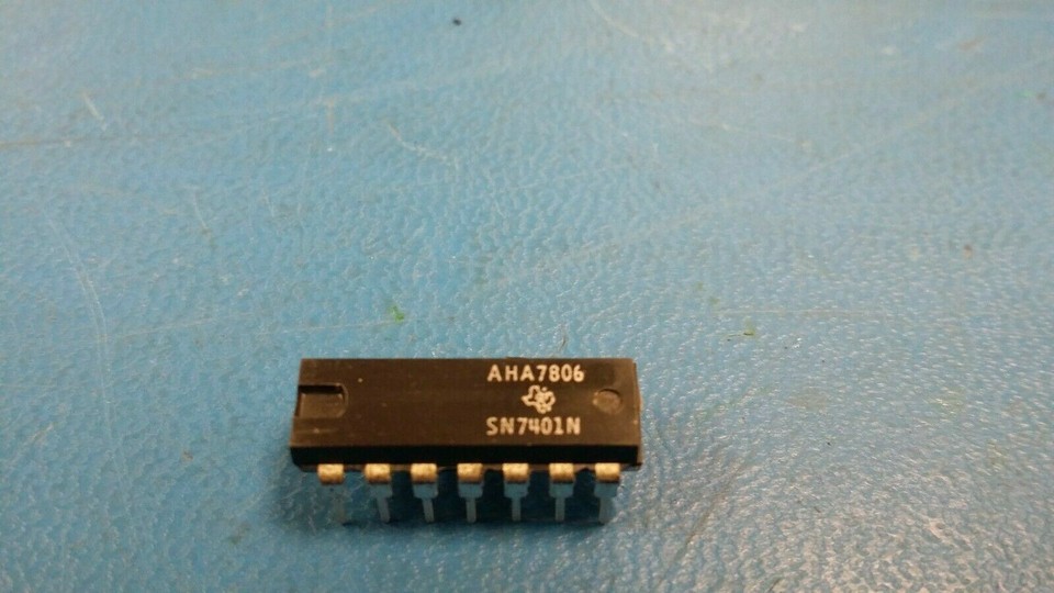 (5 PCS) SN7401N TI NAND Gate, TTL/H/L Series, 4-Func, 2-Input, TTL ...