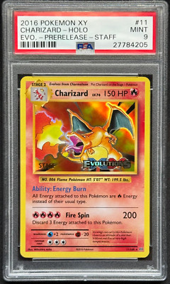 Pokemon XY Base Set Evolutions Prerelease Staff Charizard 11/108 Holo ...