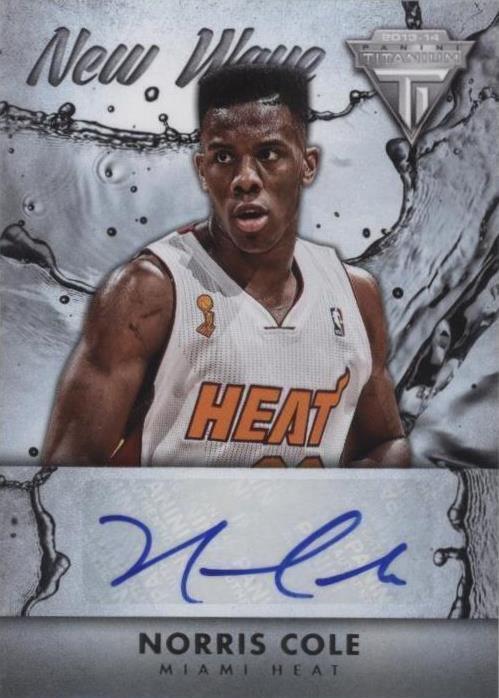 2013-14 Panini Titanium - New Wave Signatures Norris Cole #15 (AU) for ...