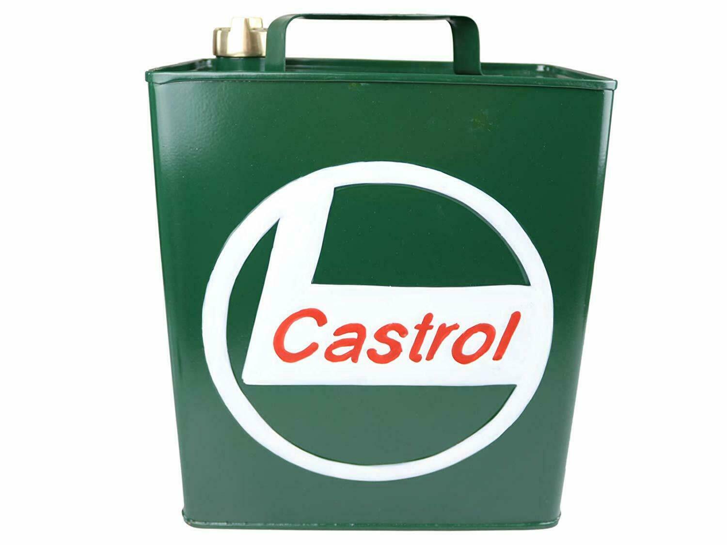 Castrol Iron Square Petrol Fuel Can, Storage boxes, garage tools, man ...