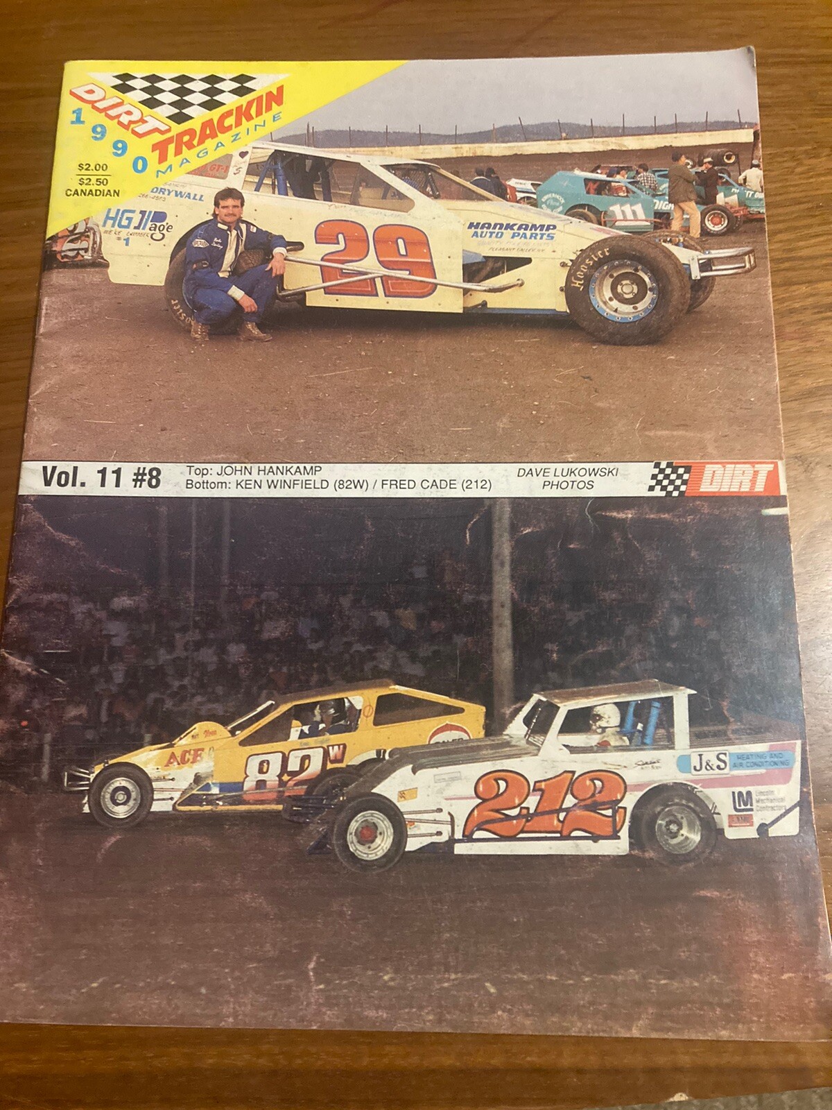 1990 Dirt Trackin Magazines Lot Of 10 Modified Racing Programs Volume ...