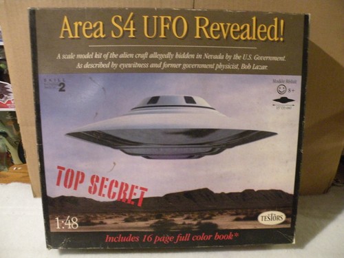 TESTOR'S AREA S4 UFO REVEALED 1:48 SCALE MODEL # 576 NEW IN BOX BOX IS ...