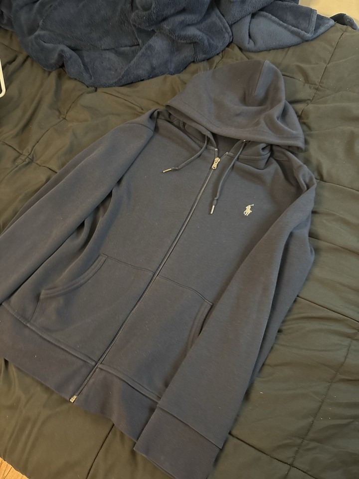Polo Ralph Lauren Double-Knit Full-Zip Hoodie Large Men | eBay