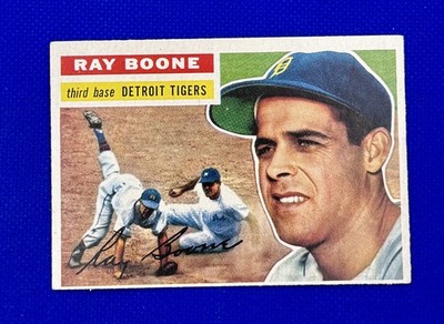 1956 Topps Baseball Ray Boone #6b Detroit Tigers NR-MT | eBay
