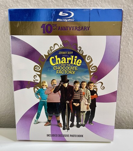 Charlie and the Chocolate Factory (10th Anniversary) (Blu-ray, 2005) w ...