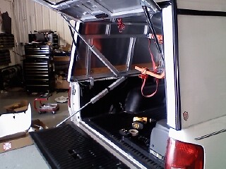 Power pickup truck tailgate lift assist & lock for limited mobility ...