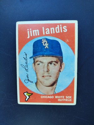 1959 Topps Baseball Jim Landis #493 Ex White Sox Read Description | eBay