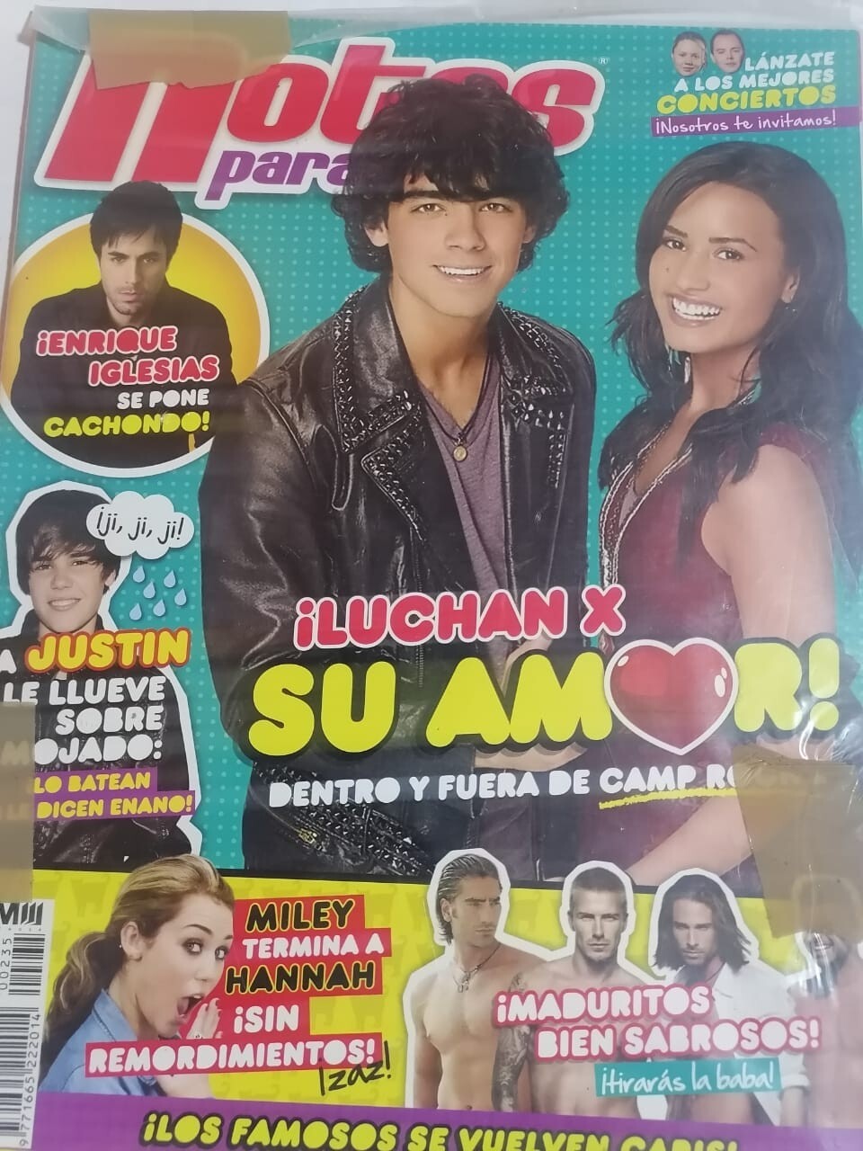 JOE JONAS NOTAS PARA TI DEMI LOVATO ENRIQUE IGLESIAS MEX MAGAZINE ...