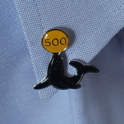 Bowling 500 Dolphin Pin, Lapel, Hat, Jacket Pin Collectible Award | eBay