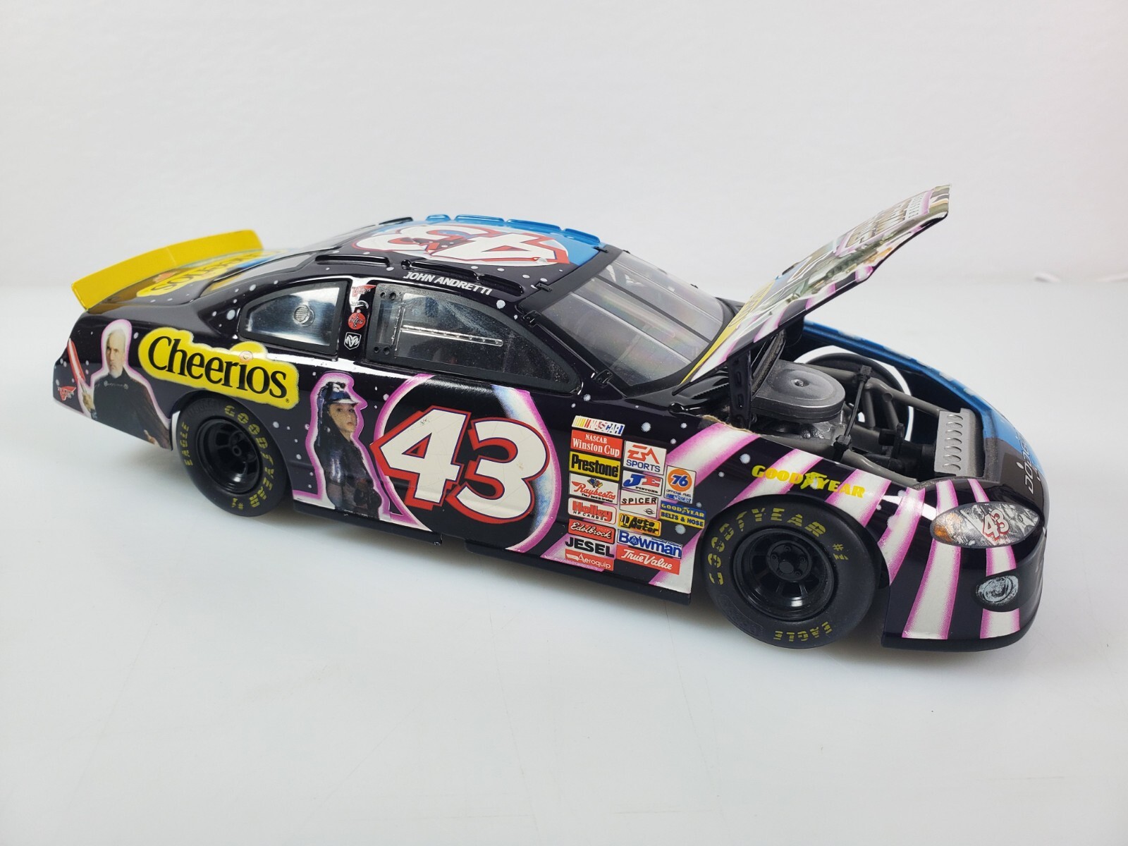 Cheerios Star Wars Nascar Diecast Car #43 John Andretti 1:24 2000 | eBay