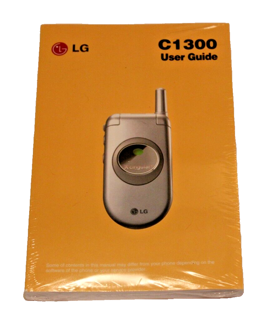 NEW SEALED LG C1300 USER GUIDE | eBay