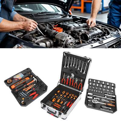 187Pcs Trolley Case Tool Box Set, Household Hand Tool Kit, Mixed Hand ...