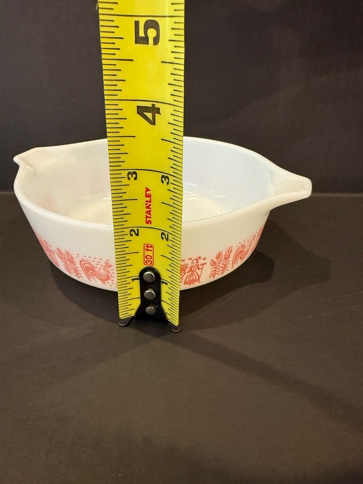 VTG HTF Rare Pyrex Amish Pink Butterprint Casserole Set with Lids (471 ...