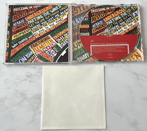 Radiohead There There CD Single EU IMPORT! 2003 w/Hype Sticker! Thom ...