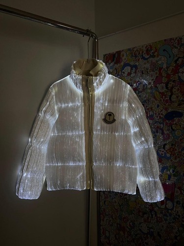 Moncler Palm Angels MAYA 70 Down Jacket Puffer LED Light Glow Bright ...
