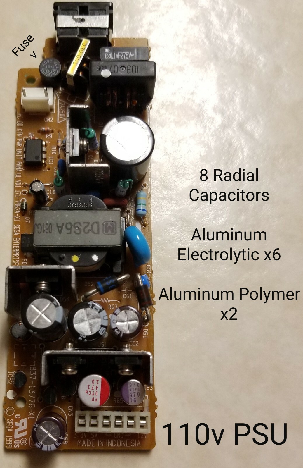 Sega Dreamcast Capacitor Kits & Replacement Parts | eBay