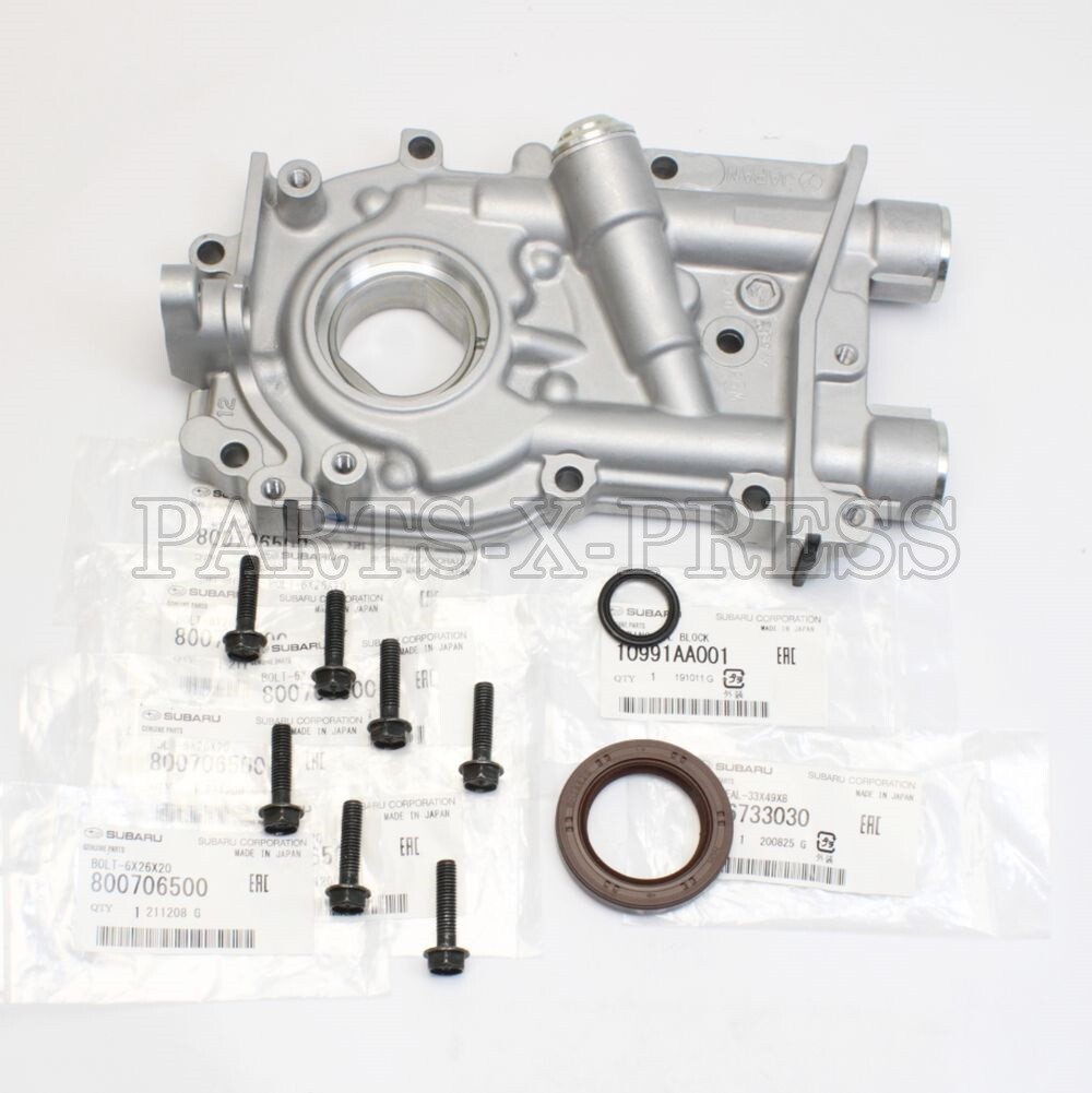 JDM GENUINE SUBARU FORESTER XT STI WRX LEGACY GT OIL PUMP 12MM W/ BOLTS ...