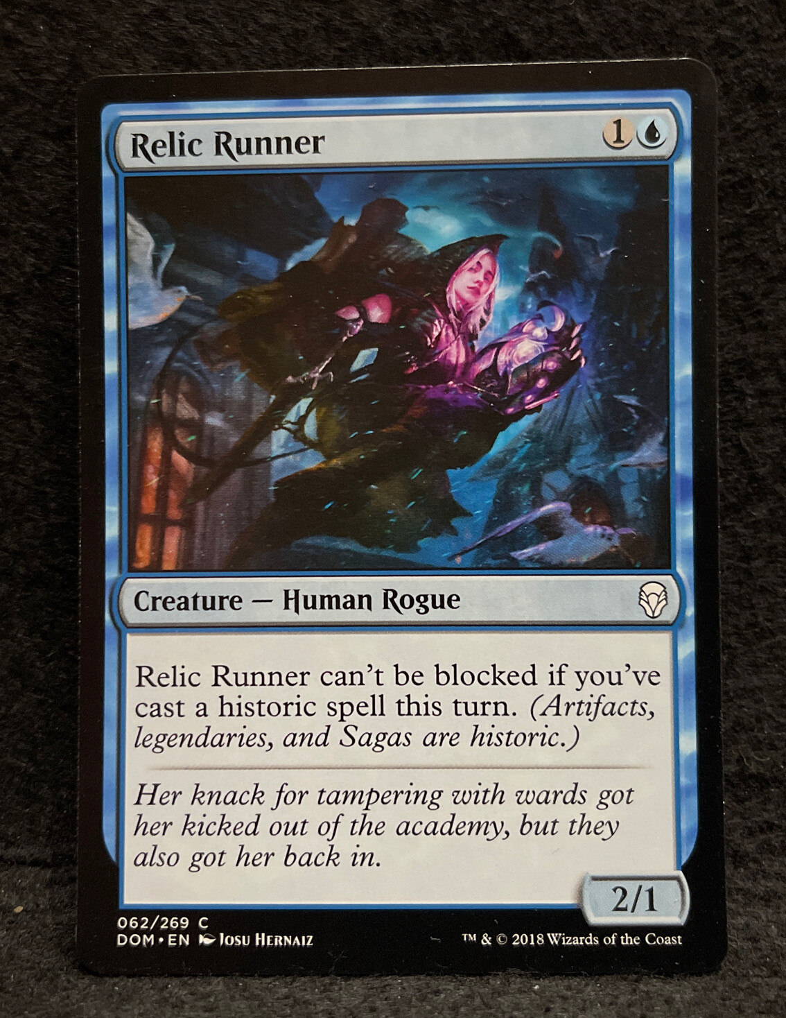 Magic The Gathering TCG, Relic Runner, Dominaria 62/269 Regular Common ...