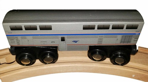 Wooden Amtrak Train P42 Superliner Set Compatible with other Railroads ...