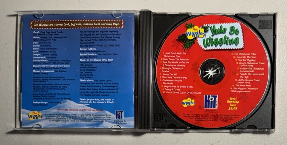 THE WIGGLES - Yule Be Wiggling (CD, 2001/2002) Hit Entertainment) LIKE ...