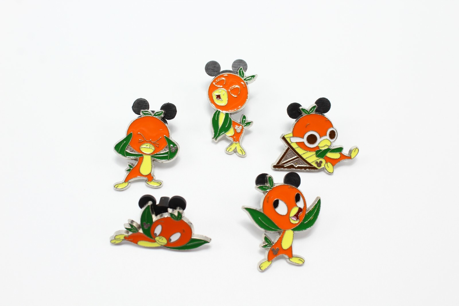 Walt Disney World - 2011 Hidden Mickey Series - Orange Bird - 5 Pin Set ...