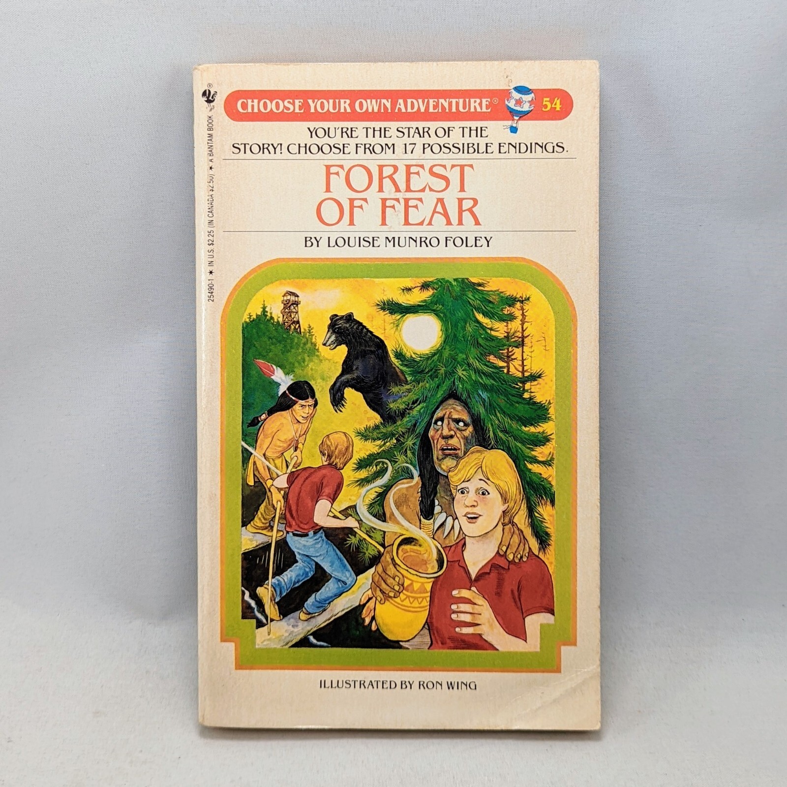 Choose Your Own Adventure #54 Forest of Fear 1986 Louise Foley CYOA 1st ...