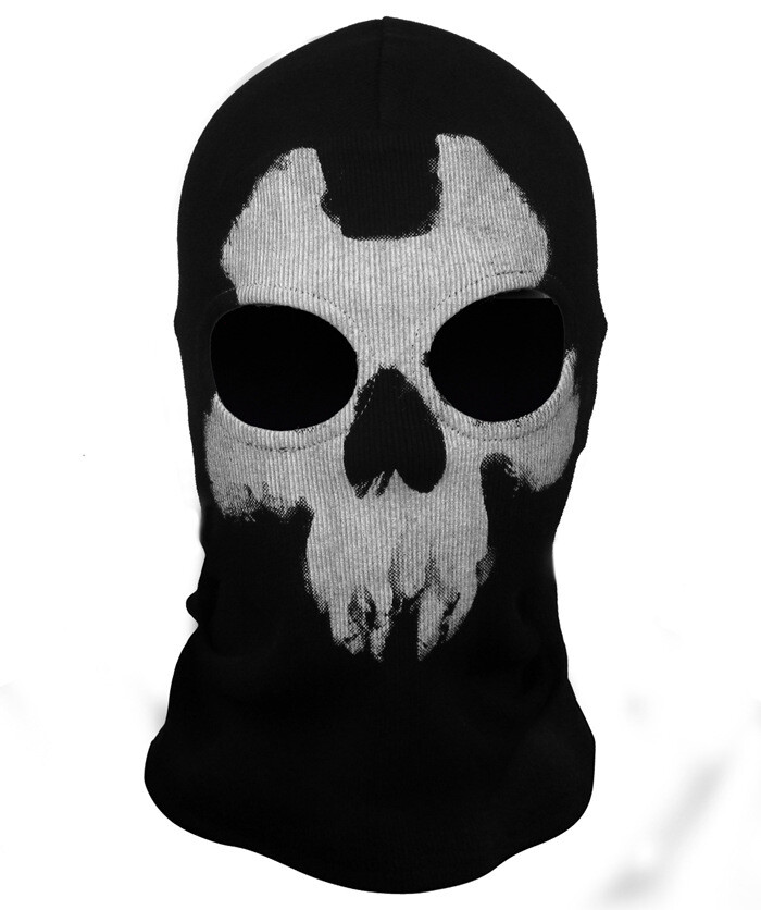 Call of Duty 10 Ghost COD Skull Full Face Mask Ski Skateboard Bike Hood ...