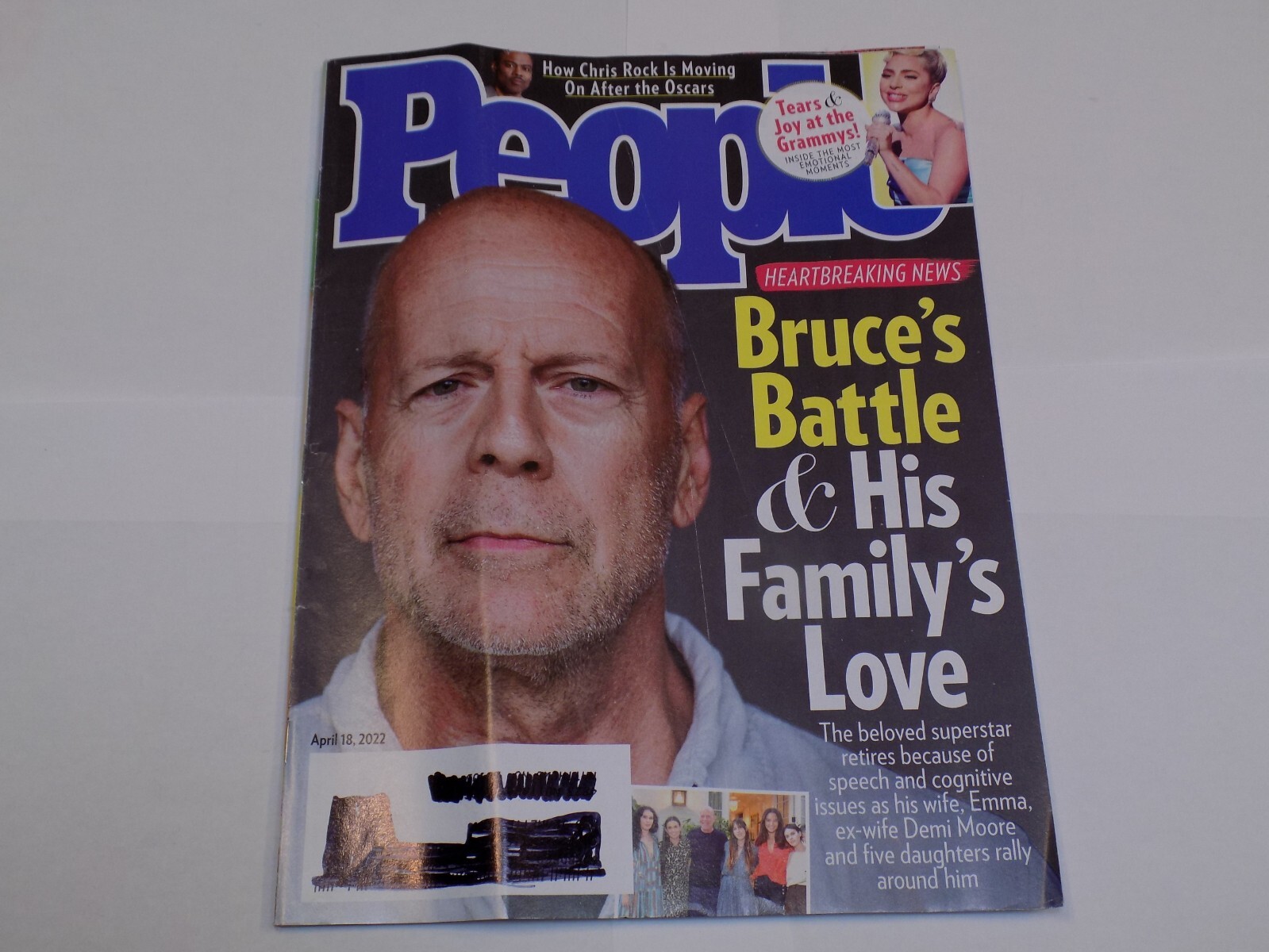 People Magazine April 18 2022 Bruce Willis Chris Rock Demi Moore Pamela ...