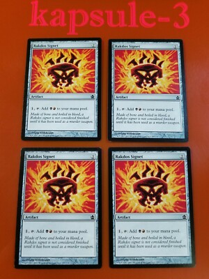 4x Rakdos Signet | Commander | MTG Magic The Gathering Cards | eBay