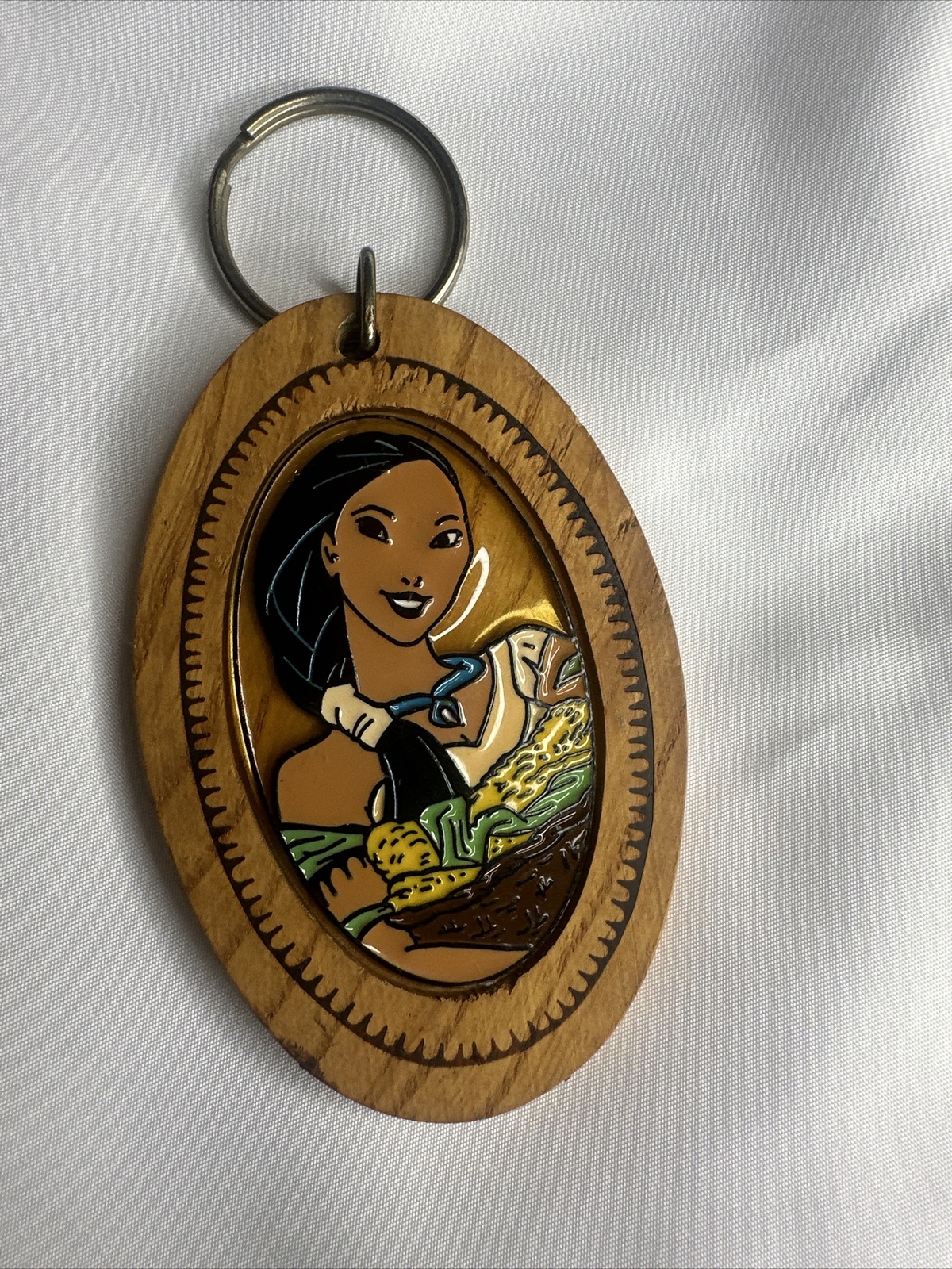 Disney Pocahontas Wood Key Ring Key Chain (B2) | eBay