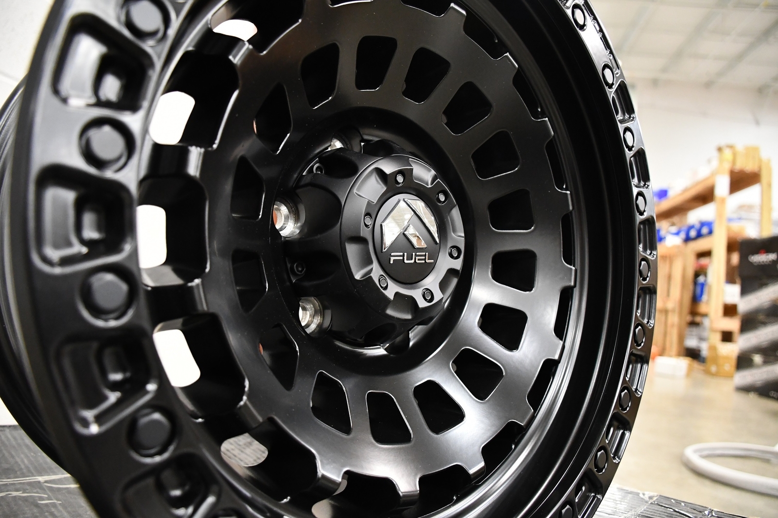 Set 4 Fuel D633 Zephyr 18x9 5x5 Matte Black Wheels 18" -12mm Rims | eBay