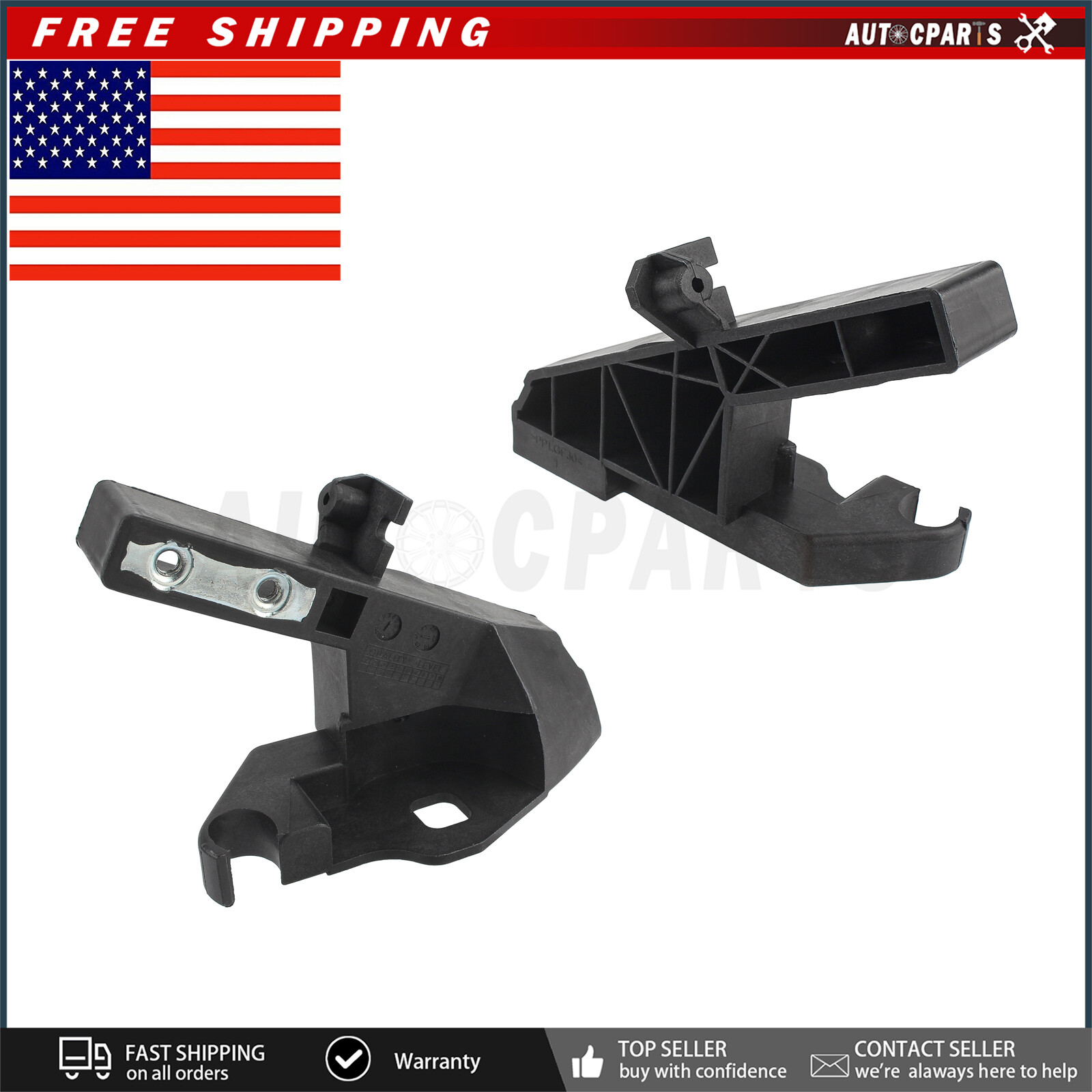 Front Left and Right Bumper Bracket For 2015-2021 Mercedes Benz C400 ...