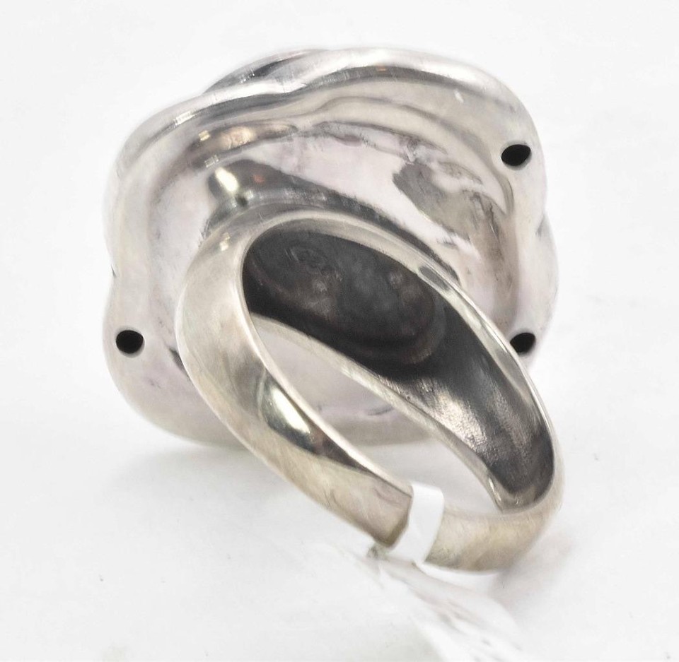 New with Tags Sterling Silver Injection Molded Flower design ladies ...