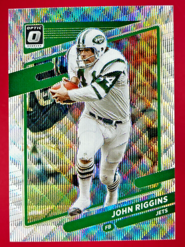 2021 Donruss Optic John Riggins #75 Silver Wave /299 New York Jets | eBay