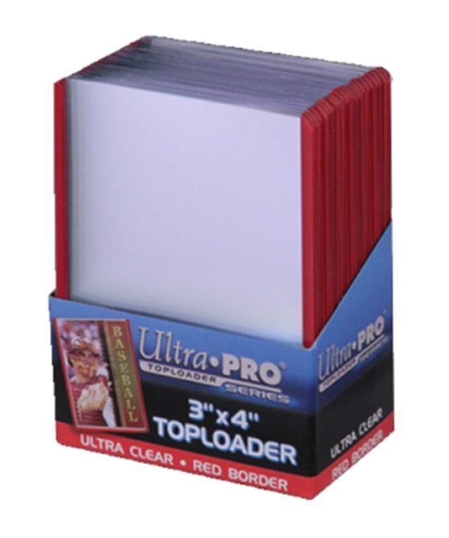 Ultra Pro: Toploaders - 3x4 Red Border 74427811594 | eBay