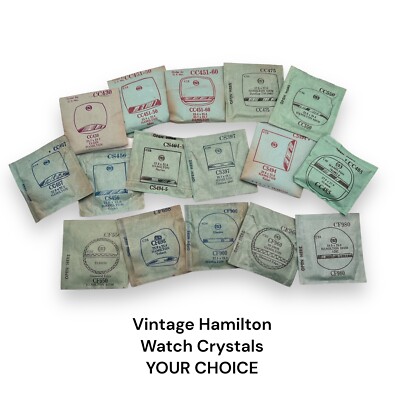 Hamilton Watch Crystal x 1 G-S CC, CF & CS Style VTG NOS | eBay